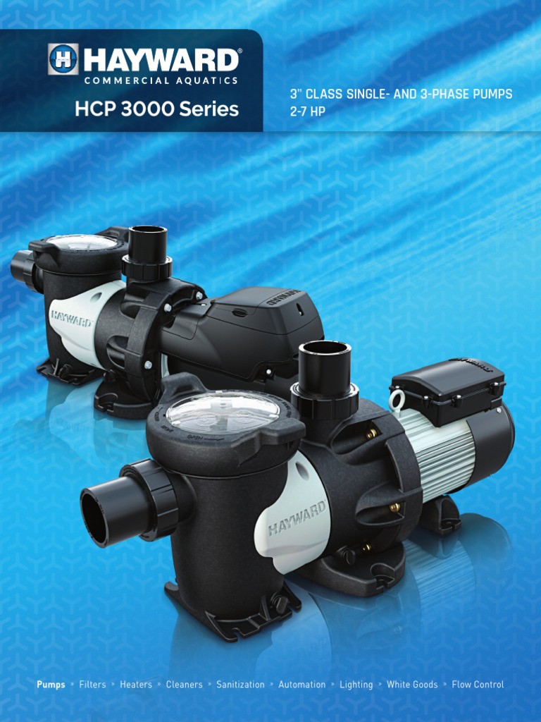 HCP 3000 Series 3" Pumps Overview | PDF | Pump | Mains Electricity