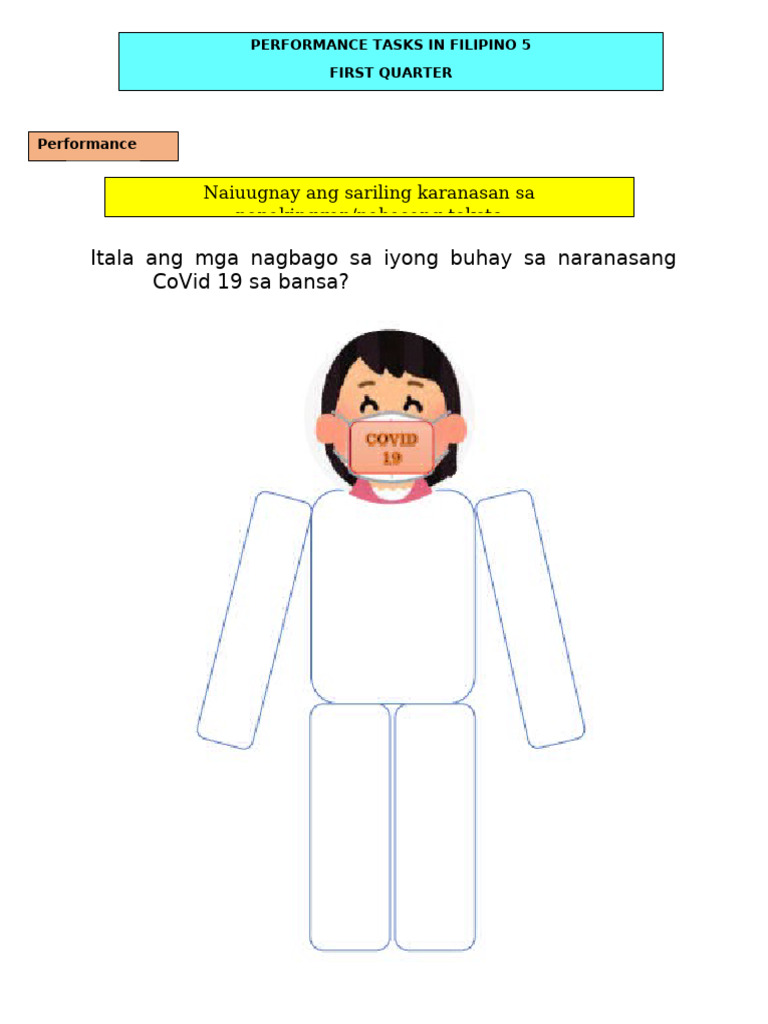 FILIPINO 5 Final Performance Quarter 1 | PDF