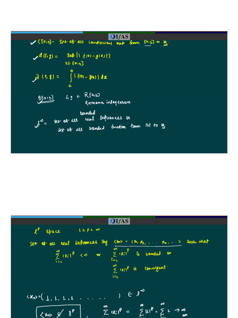 L03 Discrete Metric Space | PDF