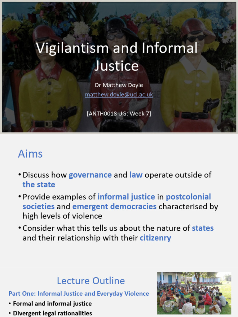 Vigilantism and Informal Justice UG | PDF | Citizenship | Violence