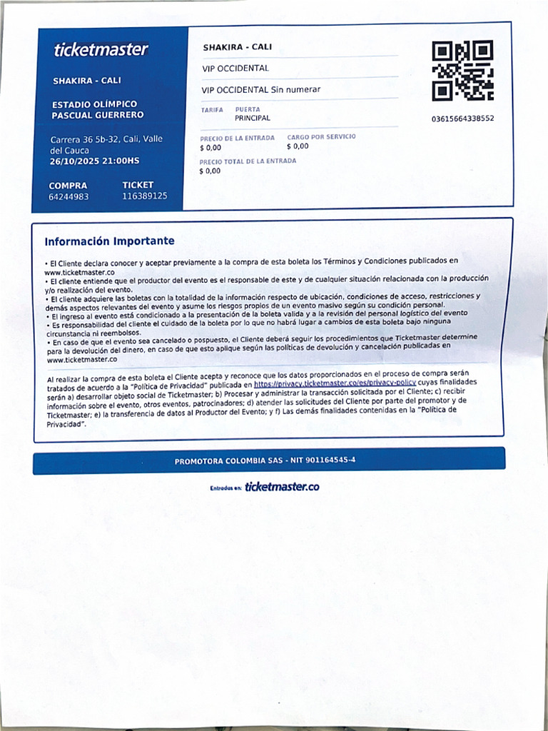 Ticketmaster | PDF