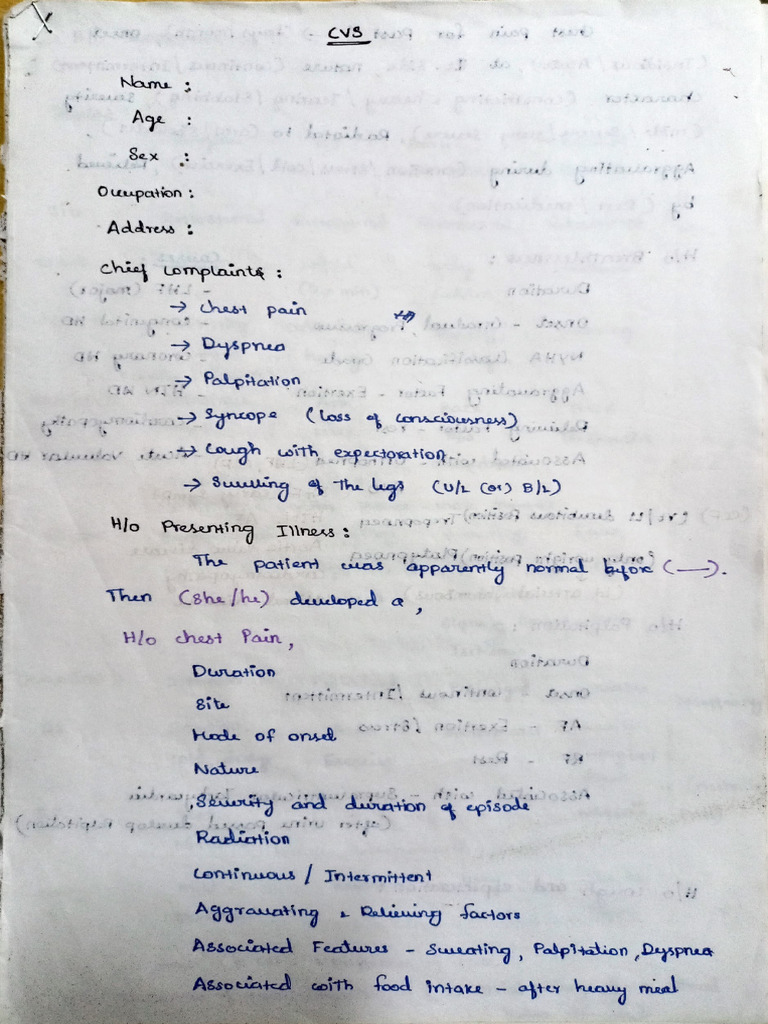 CVS - Medicine | PDF