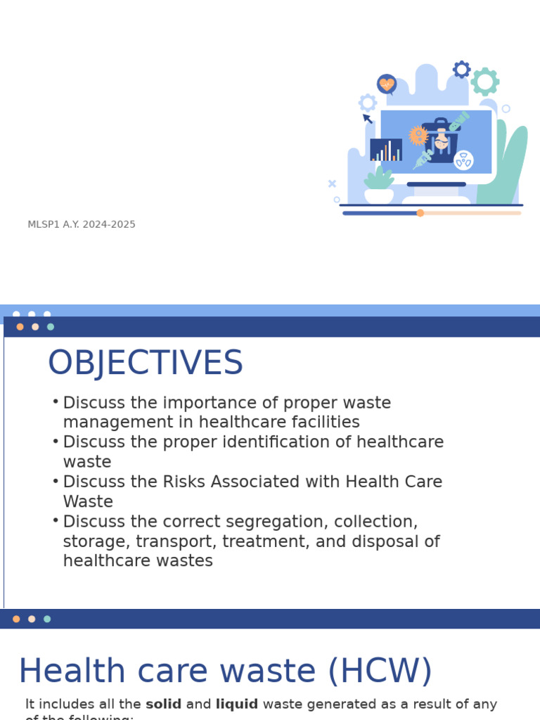 Healthcare Waste Management Guide | PDF | Waste | Waste Management