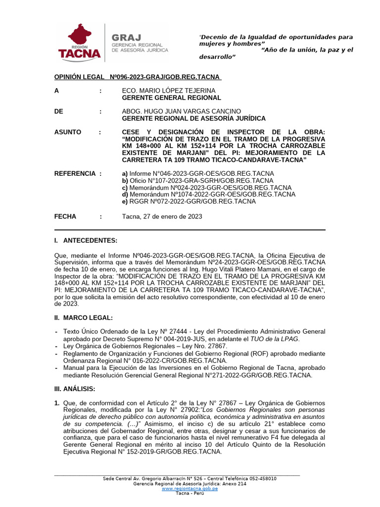 96 OL INSPECTOR Hugo Vitali Platero | PDF | Justicia | Crimen y violencia