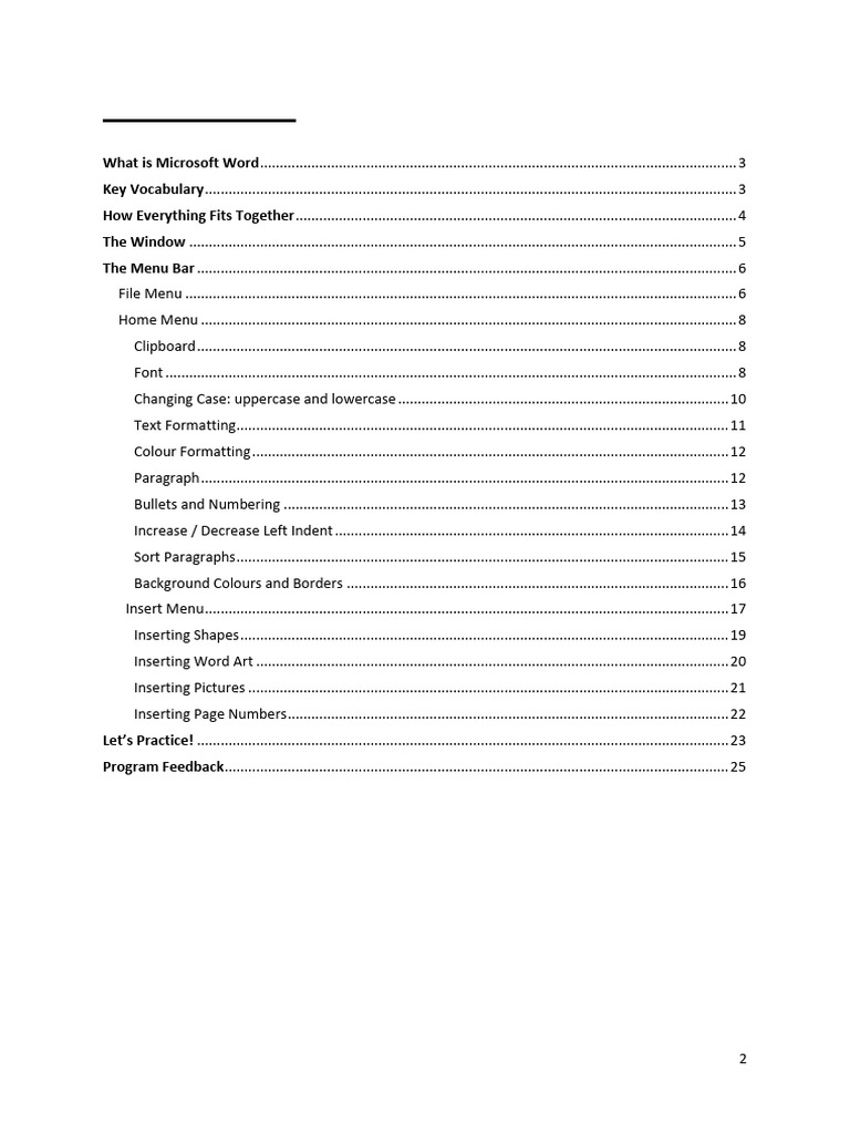 Microsoft Word Overview and Features | PDF | Letter Case | Microsoft Word