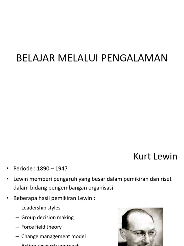 Model Tiga Langkah Perubahan Lewin | PDF