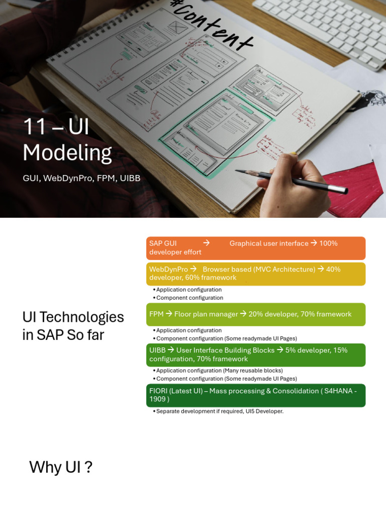 SAP UI Technologies and FPM Overview | PDF | User Interface | Graphical ...