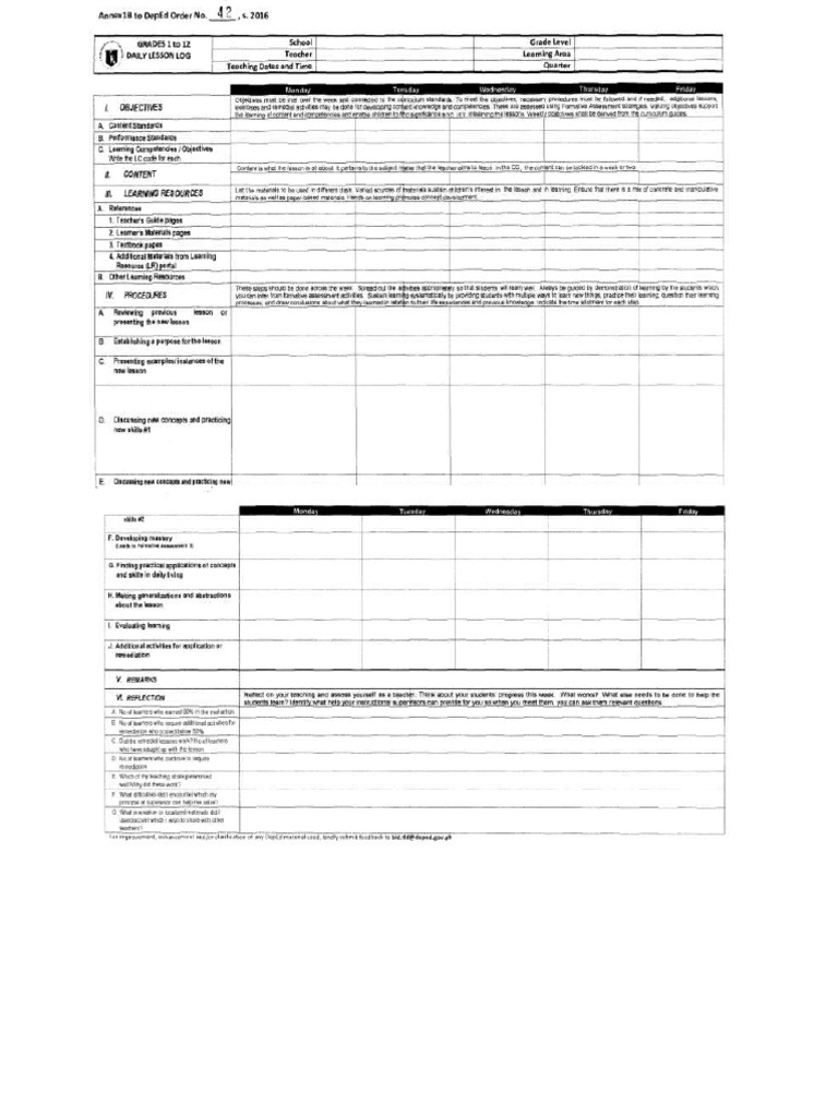 DLP Form | PDF