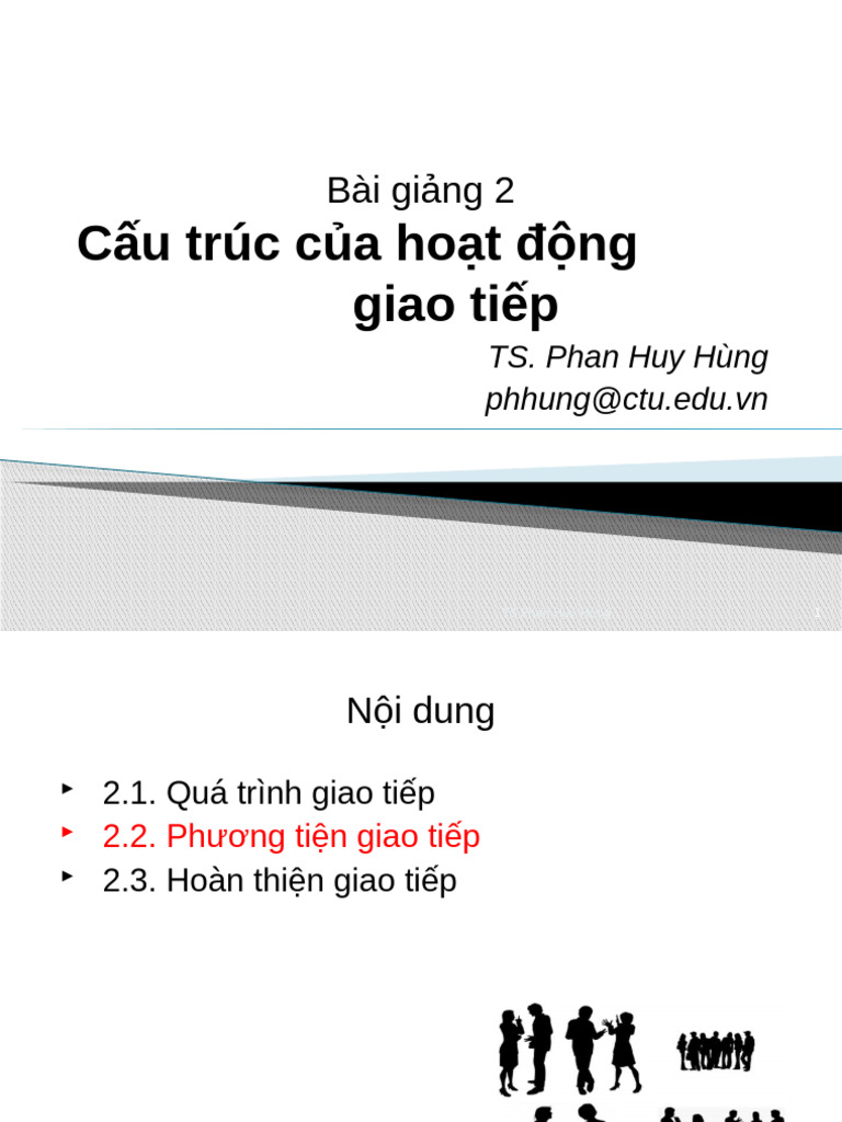 PHH - KNGT - Bai Giang 2 - Cau Truc Hoat Dong Giao Tiep | PDF