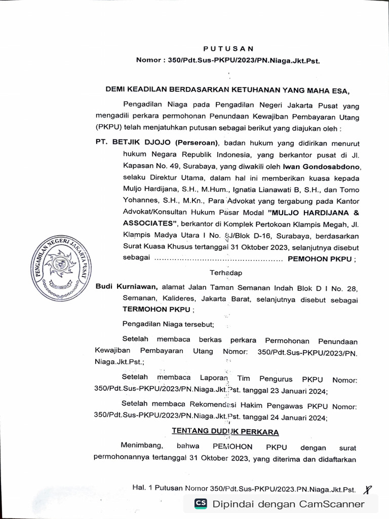 Surat Putusan | PDF