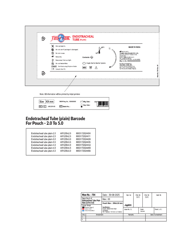 Endotracheal Tube | PDF