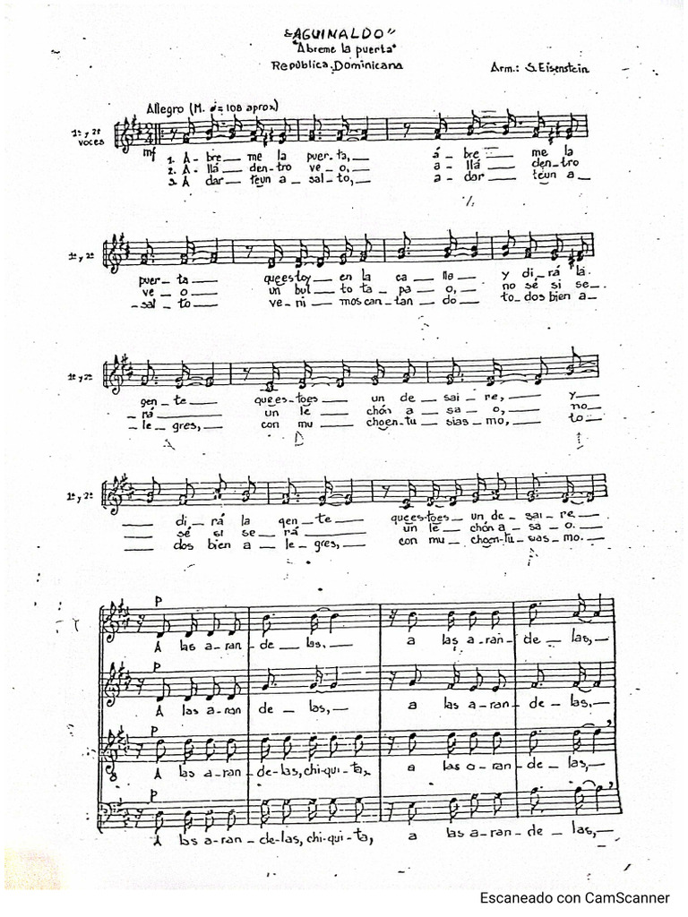 Aguinaldo Dominicano | PDF