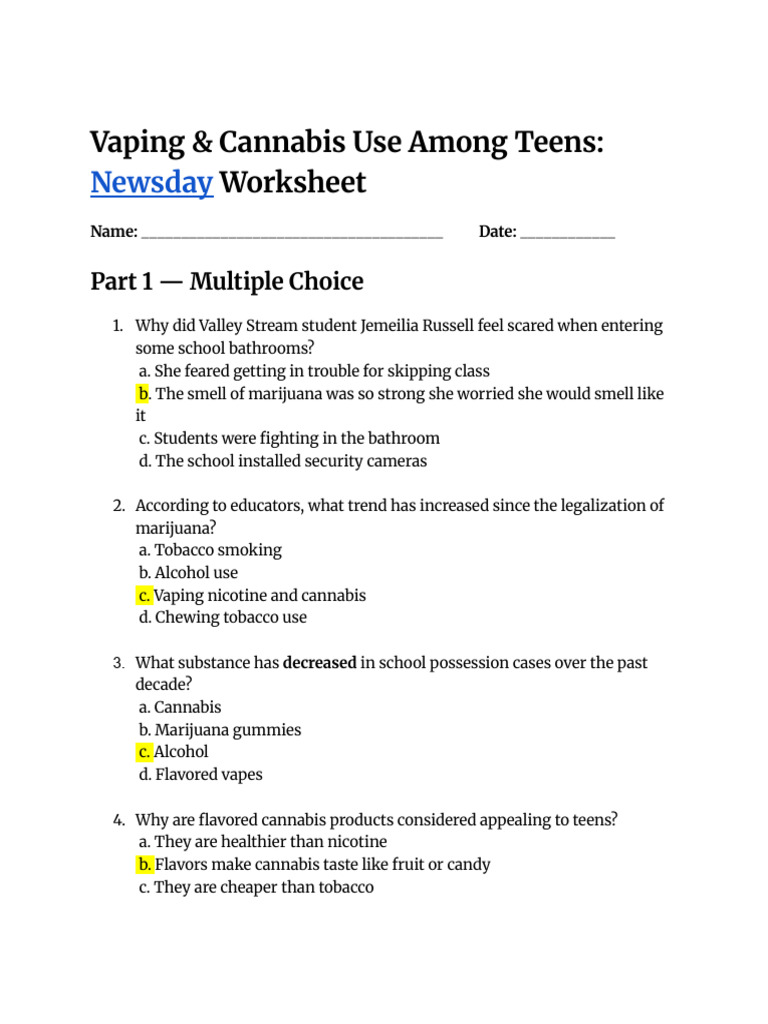 Copy of Newsday Vaping Article 11-24-25 | PDF | Electronic Cigarette ...