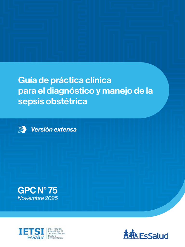 GPC Sepsis Obstetrica Version Extensa | PDF | Septicemia | Presión ...
