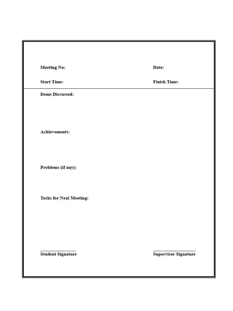 Syp Meeting Log | PDF