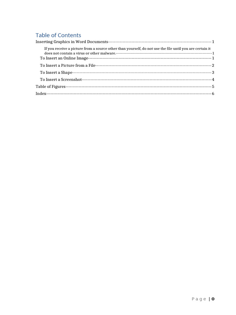 Inserting Graphics in Word Documents | PDF | Malware | Computer Virus