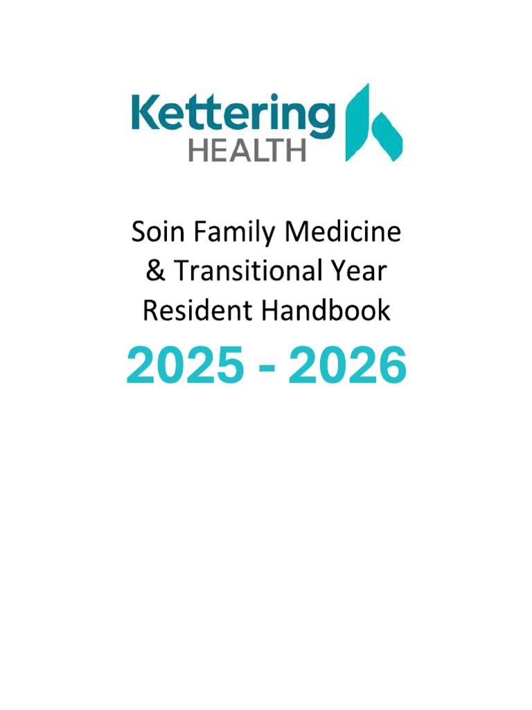 2025-2026 Resident Handbook | PDF