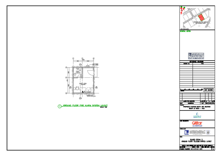 4411 Et g 1 001 Ground Floor Telecom System Layout | PDF