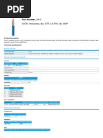 Belden 7814A Cat 6 UTP Cable Specs | PDF