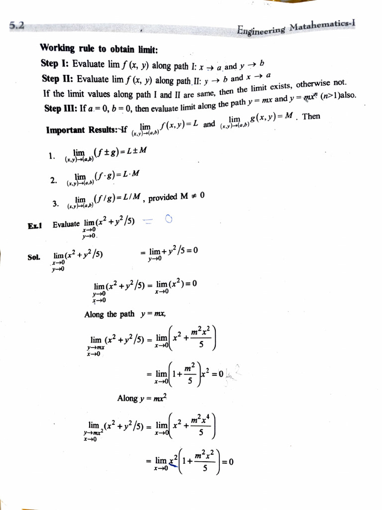 Evaluating Limits and Continuity in Calculus | PDF | Derivative ...