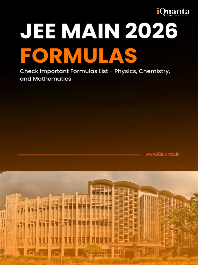 2. Download JEE Main Formula Sheets | PDF | Atomic Orbital | Periodic Table