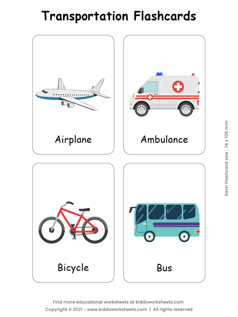 Anyone Flash Card_merged | PDF | Transport