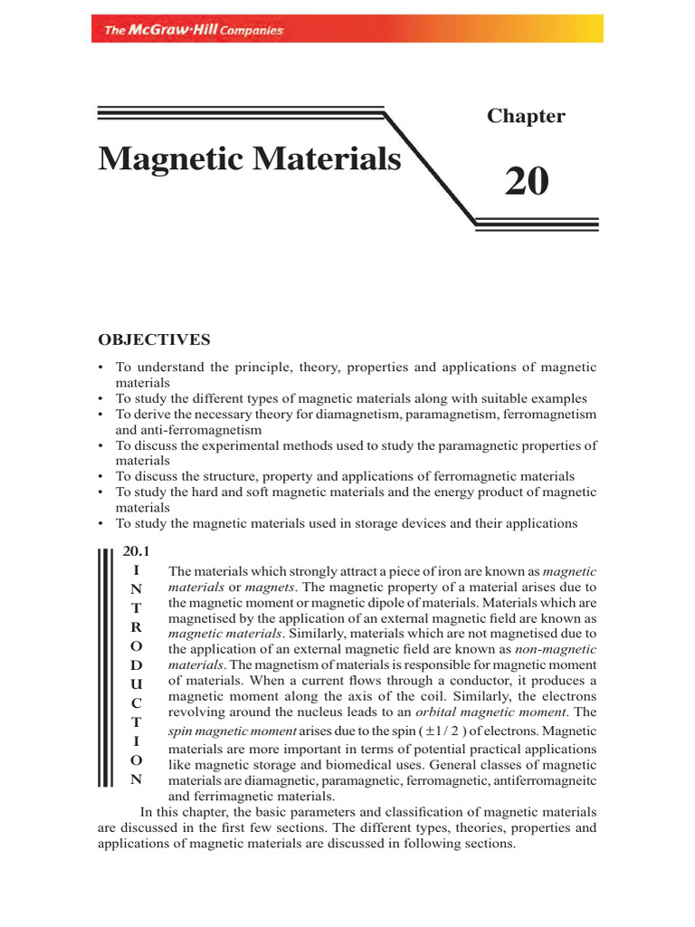 Understanding Magnetic Materials and Their Properties | PDF ...