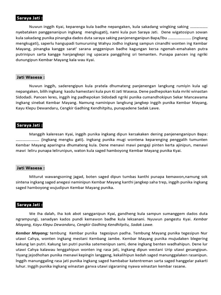 Kembar Mayang | PDF