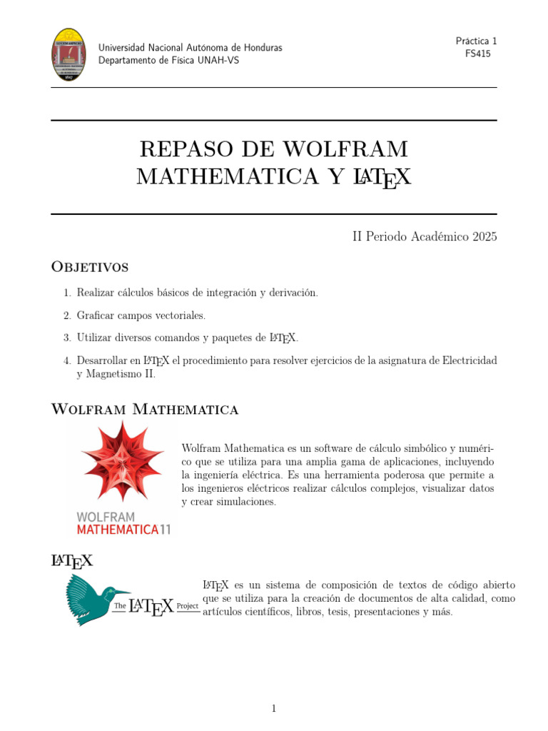 01__Repaso_de_Mathematica_y_LaTeX | PDF | Integral | Informática