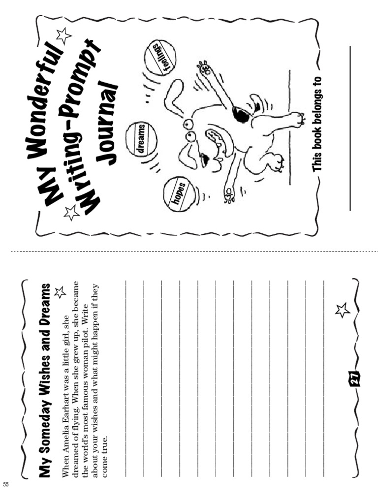 Wonderful Writing Prompt Journal | PDF