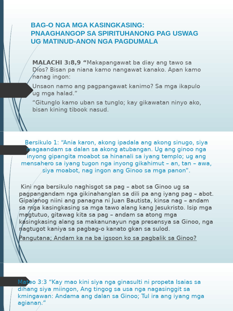 Nabag-O Nga Mga Kasingkasing | PDF