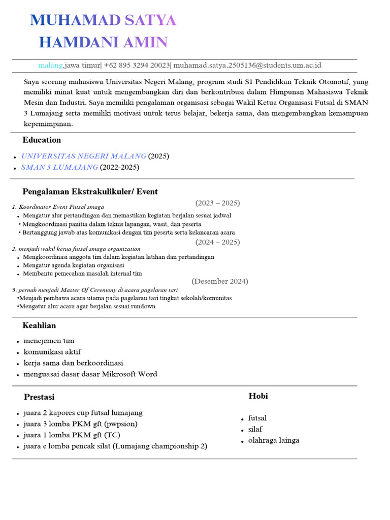 Putih Dan Hitam Modern Profil Digital Marketer CV_20251209_213627_0000 | PDF