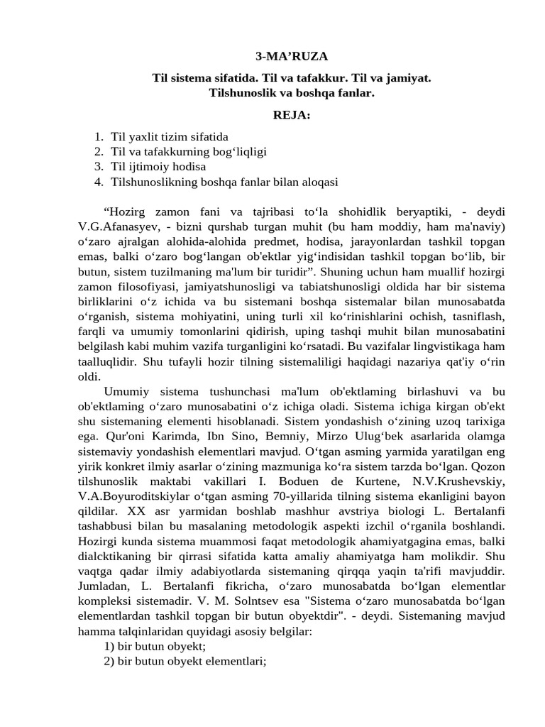 3-ma'ruza | PDF