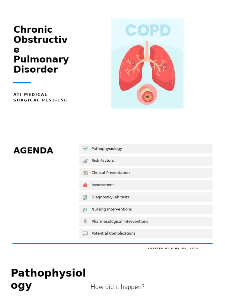 COPD Overview and Nursing Interventions | PDF | Chronic Obstructive ...