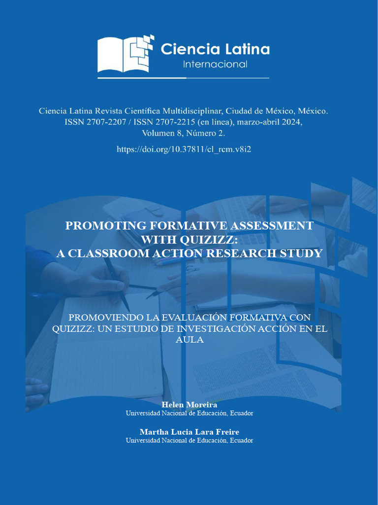 Promoting Formative Assessment With Quizizz A Clas | PDF | Educational ...