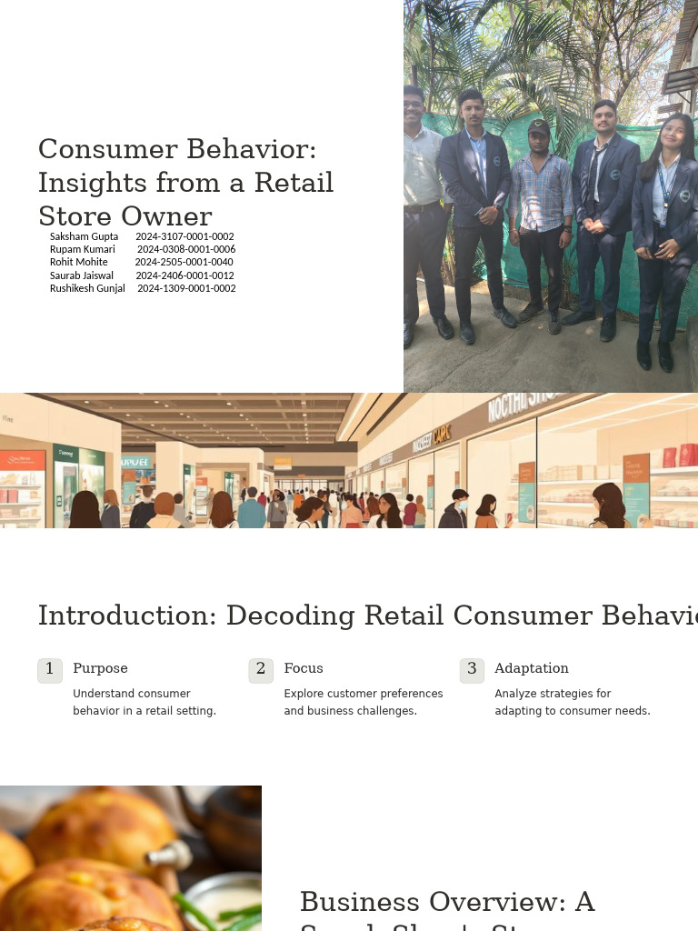 Consumer Behavior Insights From A Retail Store Owner | PDF