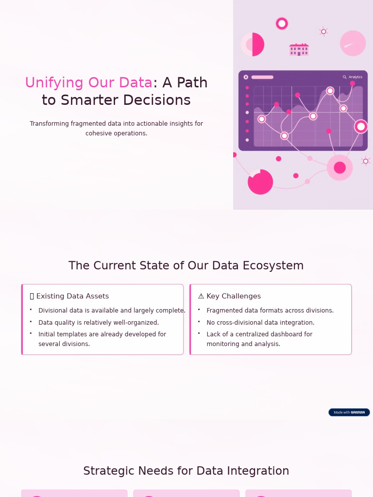 Unifying Our Data a Path to Smarter Decisions | PDF | Data Analysis ...
