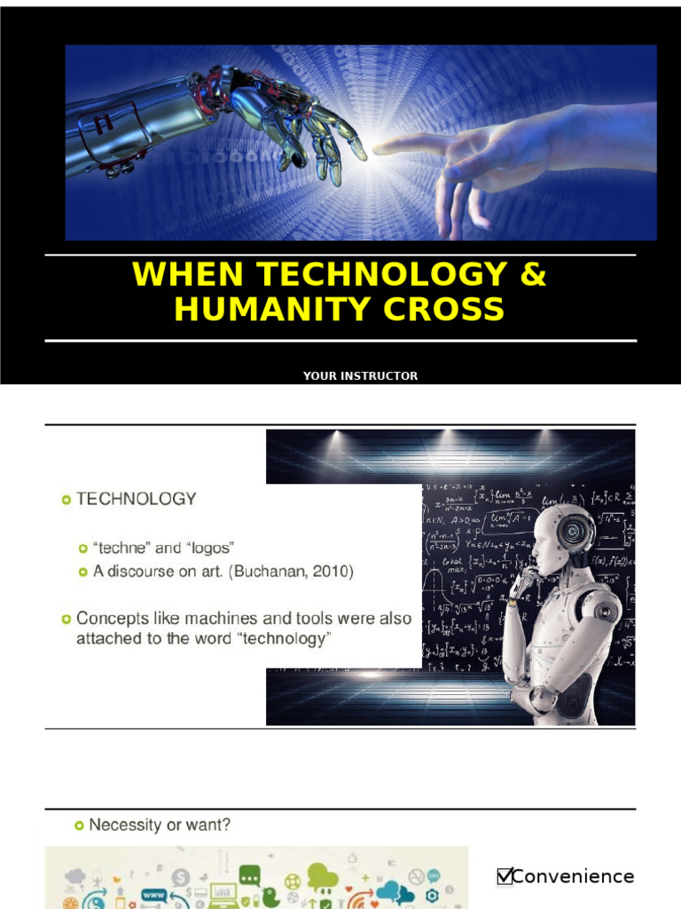 Technology's Impact on Humanity | PDF | Television | Robot