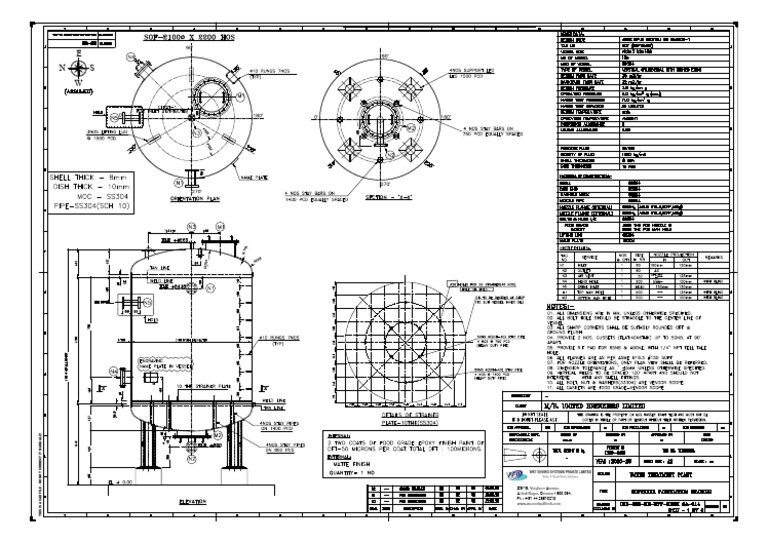 Wkt-Ub-Wtp-Softener Fab Drawing-R2 (Sheet 1 of 3) - 09.09.25 | PDF