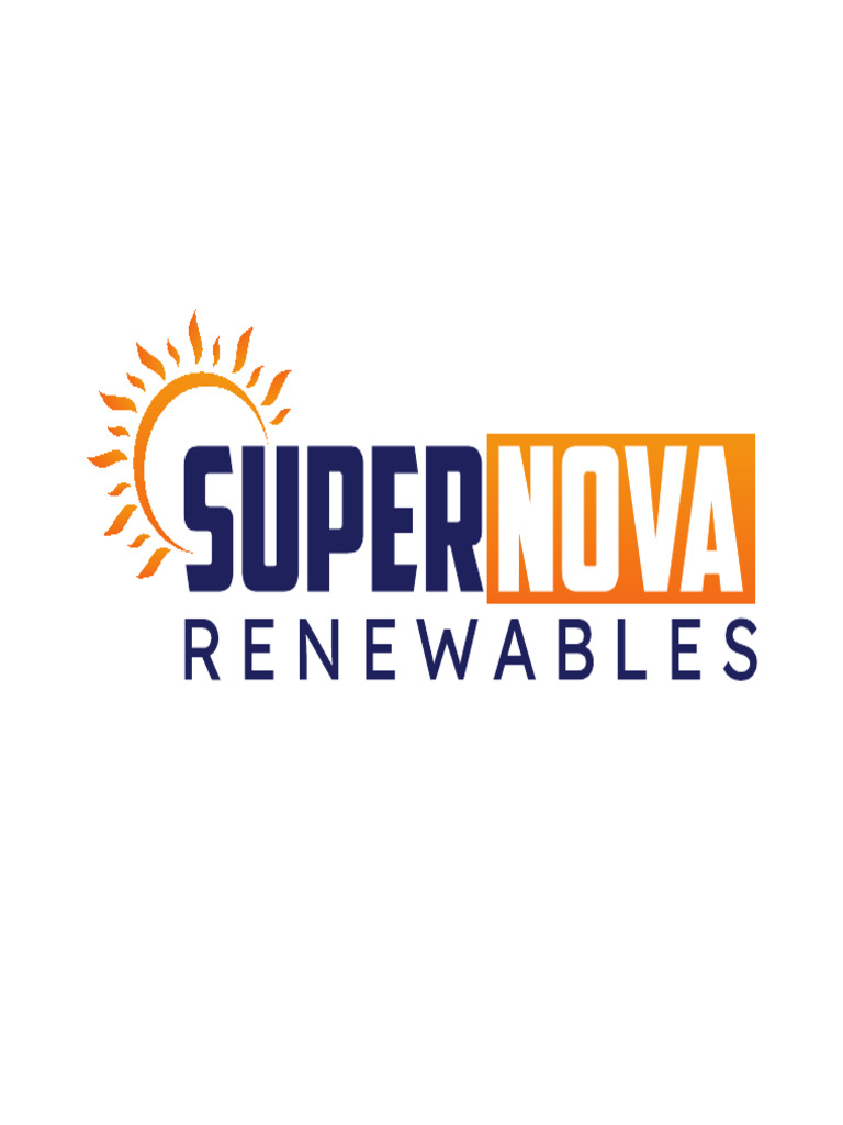 Supernova Renewables Logo | PDF
