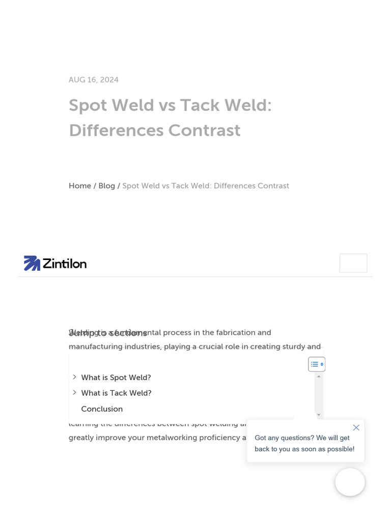 Spot vs Tack Welding: Key Differences | PDF | Welding | Construction