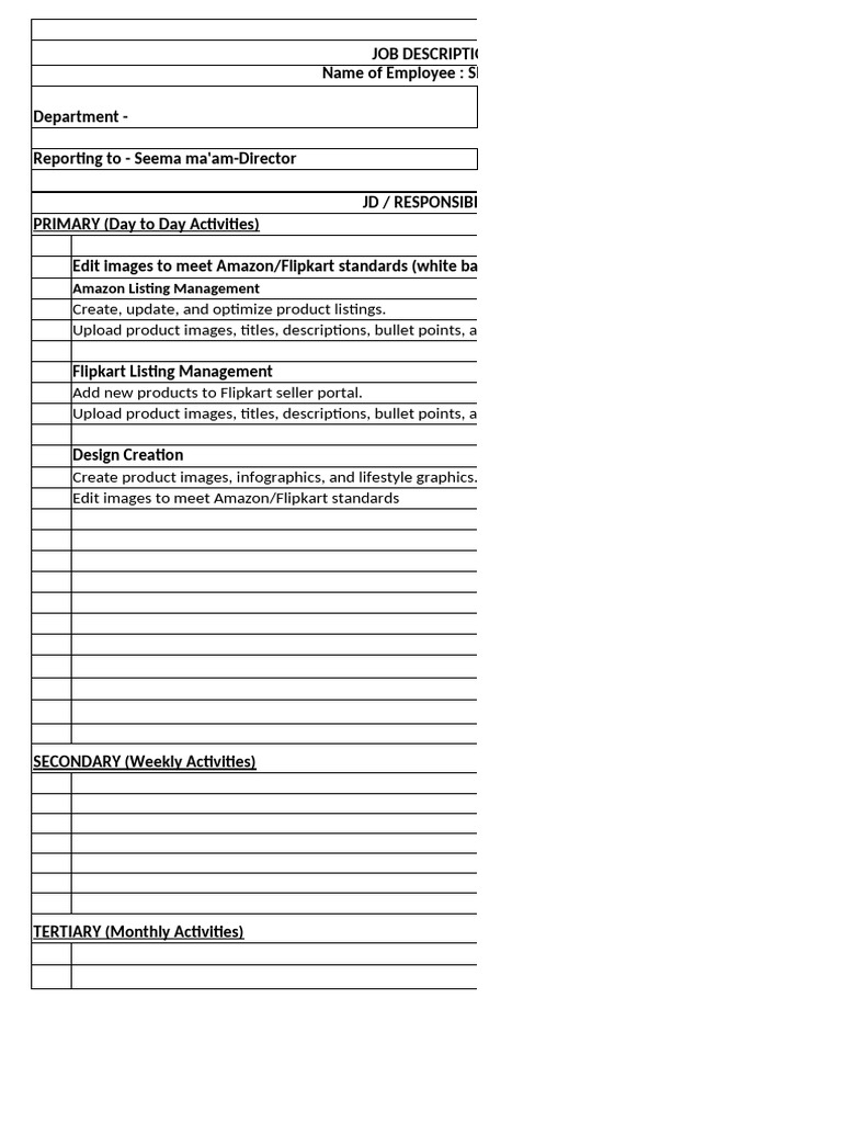 Amazon and Flipkart Listing Manager | PDF