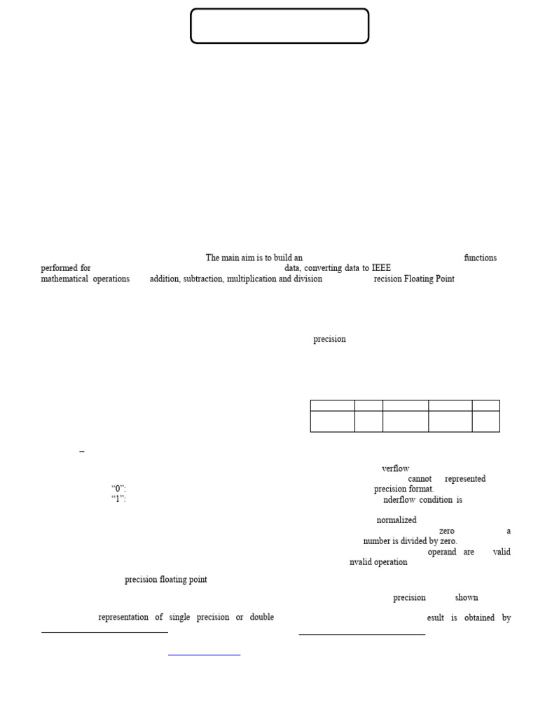 Verilog-Based IEEE 754 FPU Design | PDF | Hardware Description Language ...