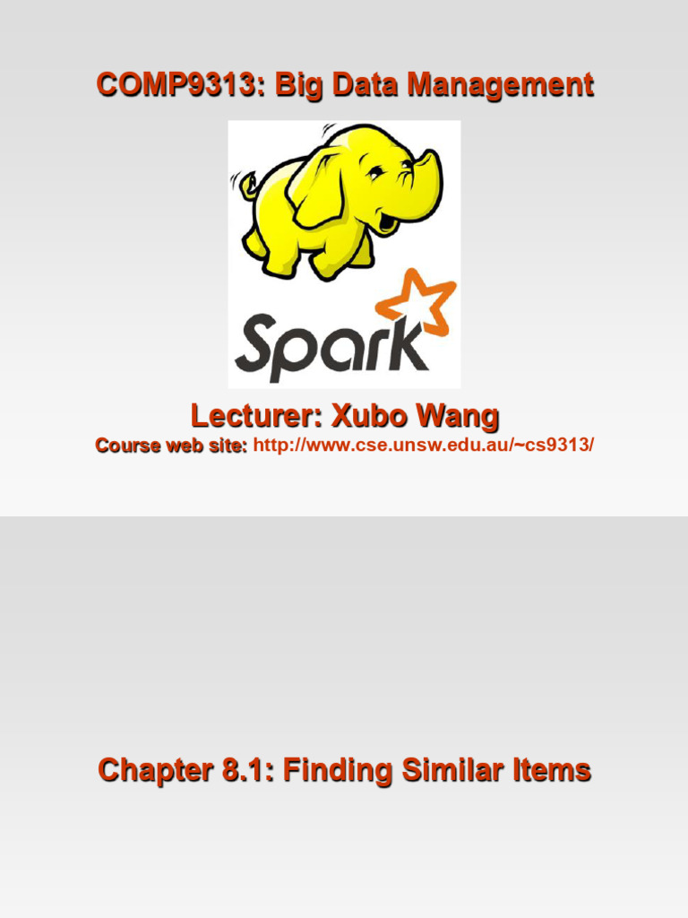 Chapter8.1-Finding Similar Items I | PDF | Applied Mathematics ...
