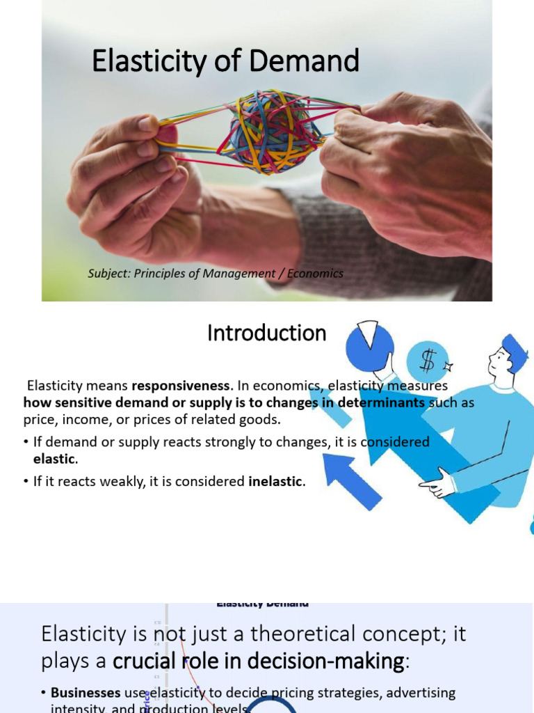 Elasticity of Demand and Supply | PDF | Elasticity (Economics) | Demand