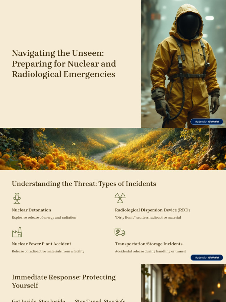 Nuclear Emergency Preparedness Guide | PDF | Radioactive Contamination ...