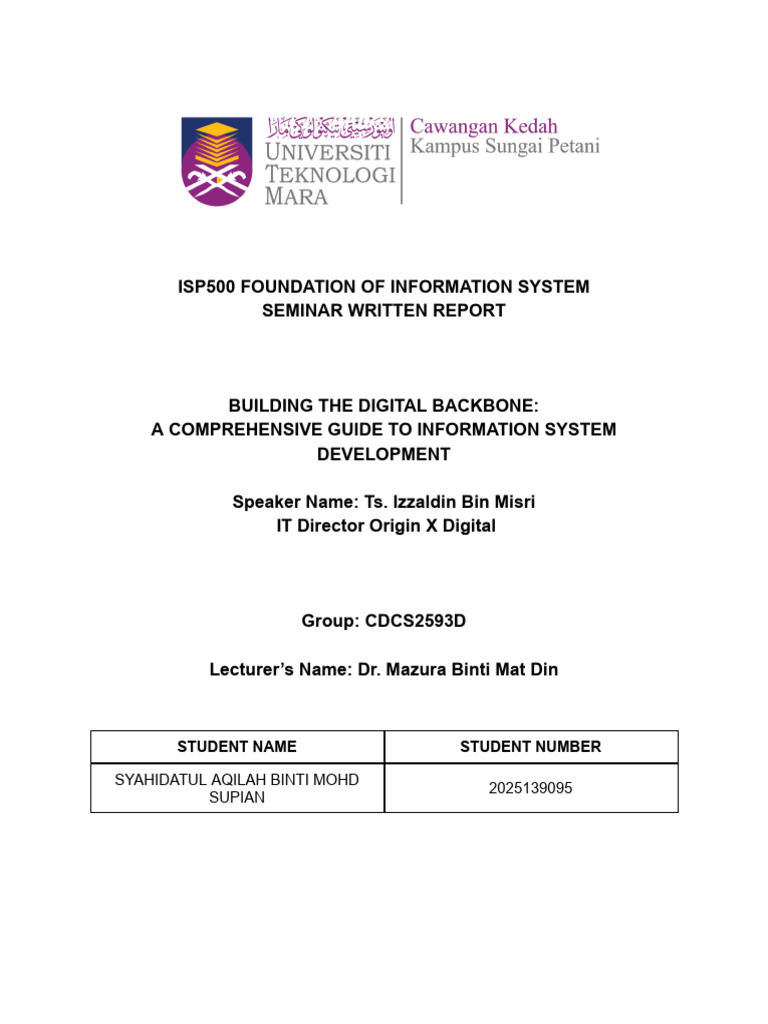 Guide to Information System Development | PDF | Software Development ...