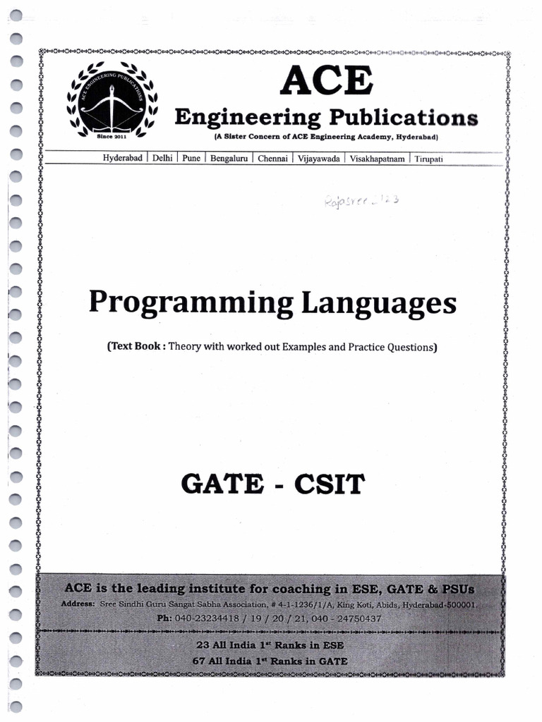Programming Lang | PDF