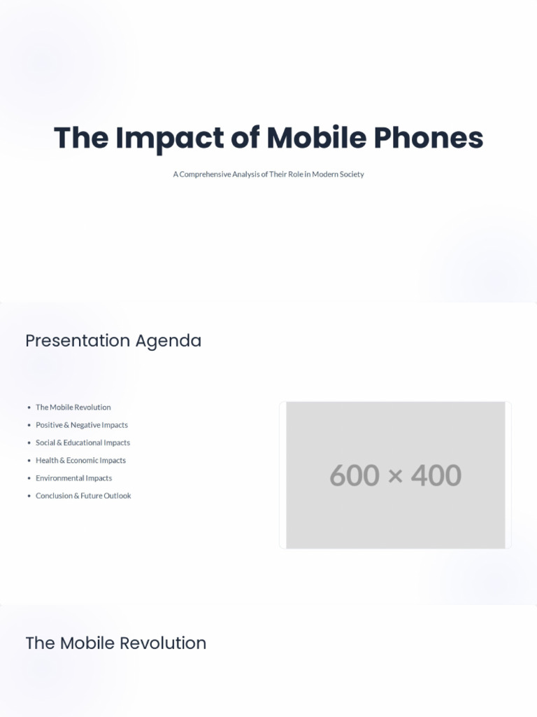 The Impact of Mobile Phones | PDF