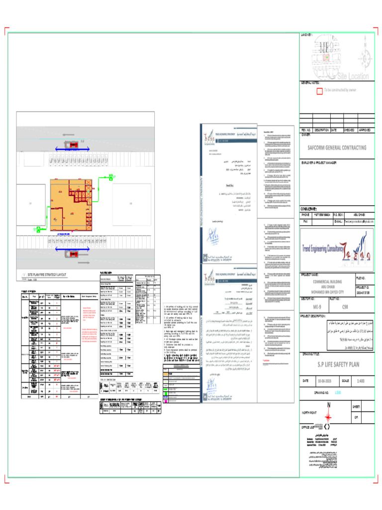 Fire Strategy Site Plan Layout | PDF